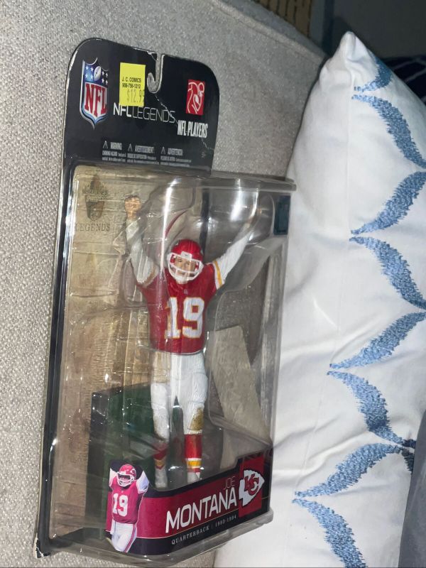 McFarlane Legends NFL Series 5 Joe Montana Kansas City Chiefs Action ...