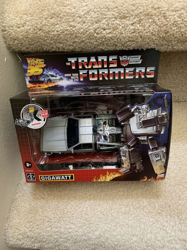 Transformers Back To The Future 35 Gigawatt Delorean Action Figure NON ...
