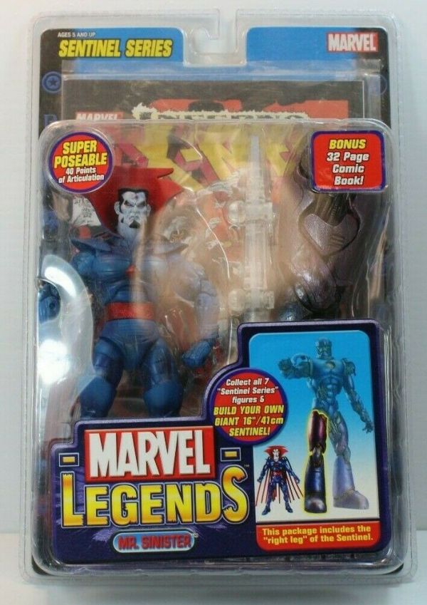 Toy Biz Marvel Legends Sentinel BAF Build A Action Figure MR. SINISTER ...
