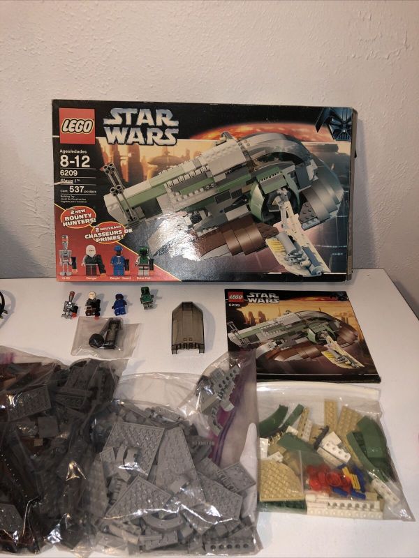 LEGO Star Wars Slave I Set 6209 100 Complete With Instructions And All ...