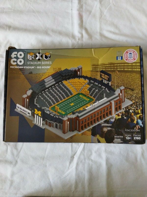 Rare FOCO BRXLZ Stadium Series Michigan Stadium Big House | #57719972