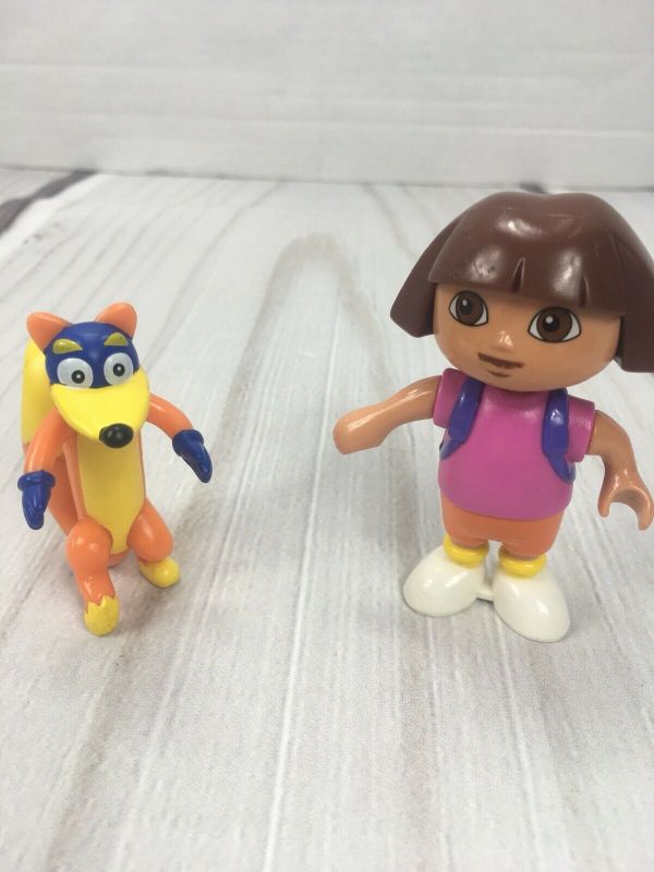 Dora The Explorer & Swiper Fox Figures Or Cake Toppers | #58218679