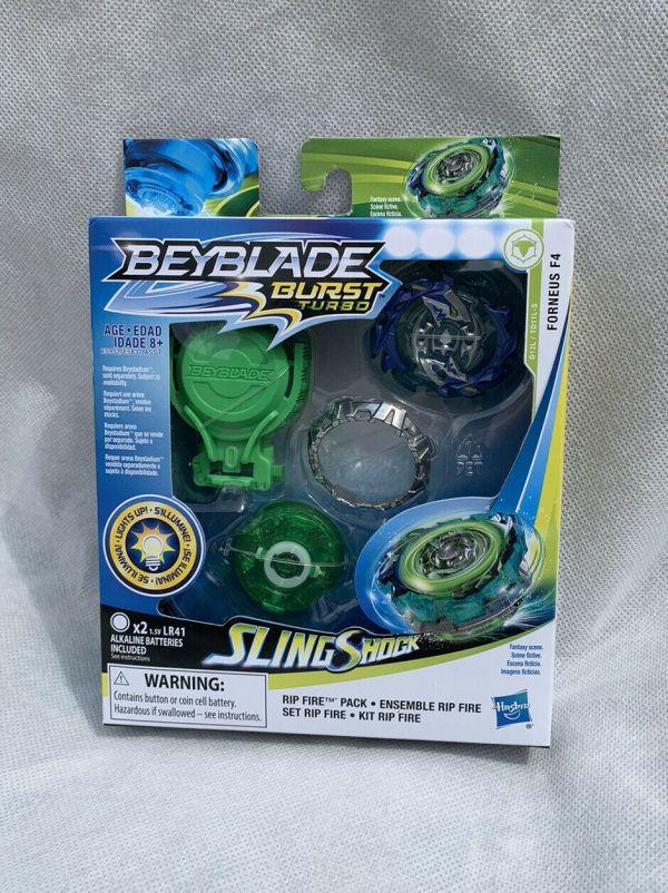 Beyblade Burst Turbo Slingshock Z Achilles A4 Rip Fire Light - Up ...
