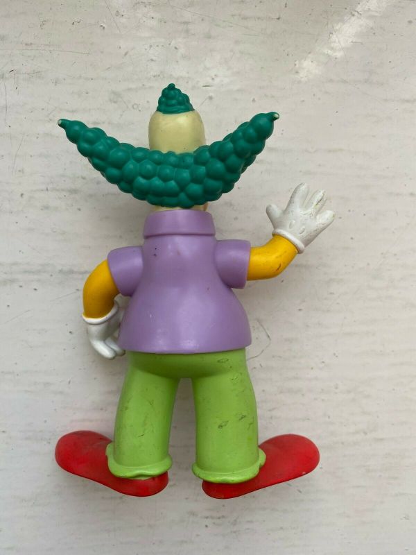 PLAYMATES INTERACTIVE THE SIMPSONS ANGRY KRUSTY THE CLOWN ACTION FIGURE ...