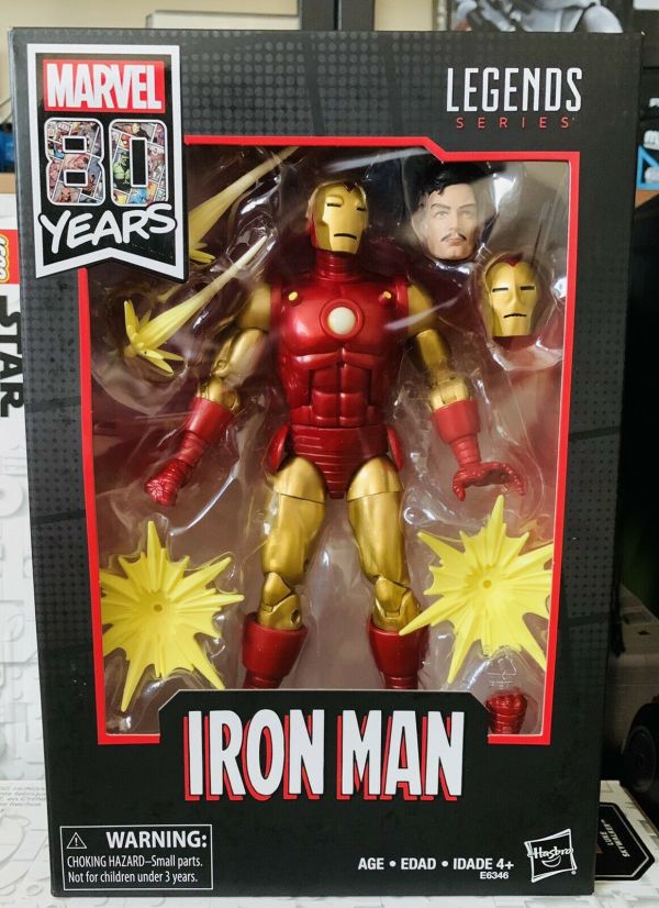 Hasbro Marvel Legends Series 80 Years Anniversary Iron Man 6” Action ...