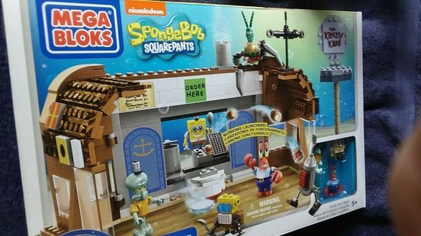 Mega Bloks Spongebob Squarepants The Krusty Krab Attack Retired 94613 ...