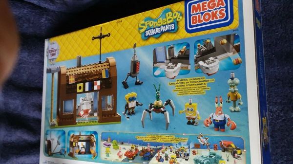 Mega Bloks Spongebob Squarepants The Krusty Krab Attack Retired 94613 ...