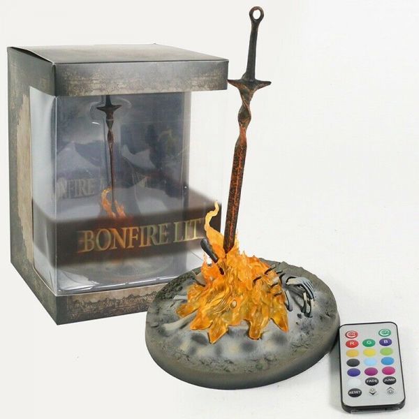Dark Souls 3 Bonfire Light Up Statue Figure Collectible Model Toy ...