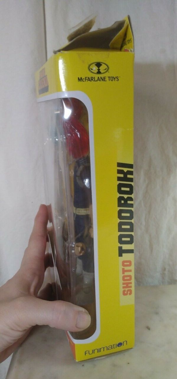 SHOTO TODOROKI My Hero Academia 7 " Figure MCFARLANE TOYS Small Tear On ...