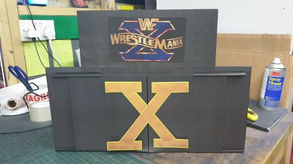 Wwe Wwf Custom Wrestlemania 10 Stage For Wrestling Figures | #57780476