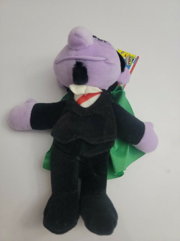 1997 Sesame Street The Count 8” Plush Bean Bag Vintage Tyco Vintage ...