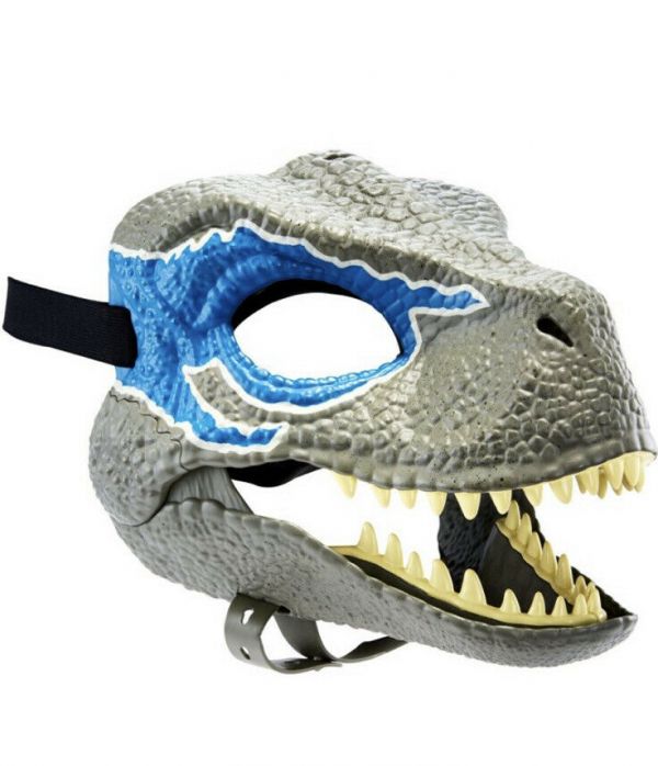 Jurassic World Velociraptor BLUE Dinosaur Dino Mask Camp Cretaceous ...