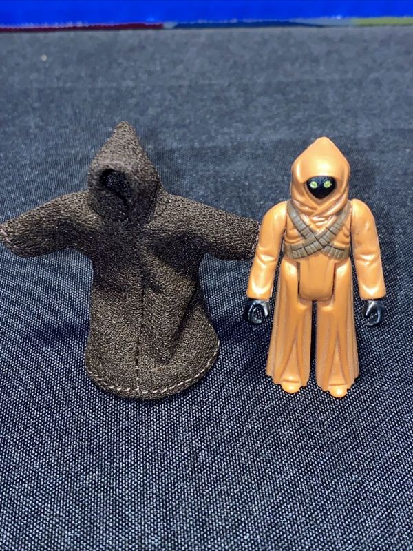 Vintage Star Wars Action Figure; 1977 Jawa W/ Cloak No Coo No Weapon ...