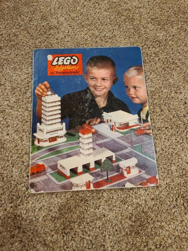 Vintage 1960’s Rare Lego System By Samsonite 725 Town Plan Layout Board ...
