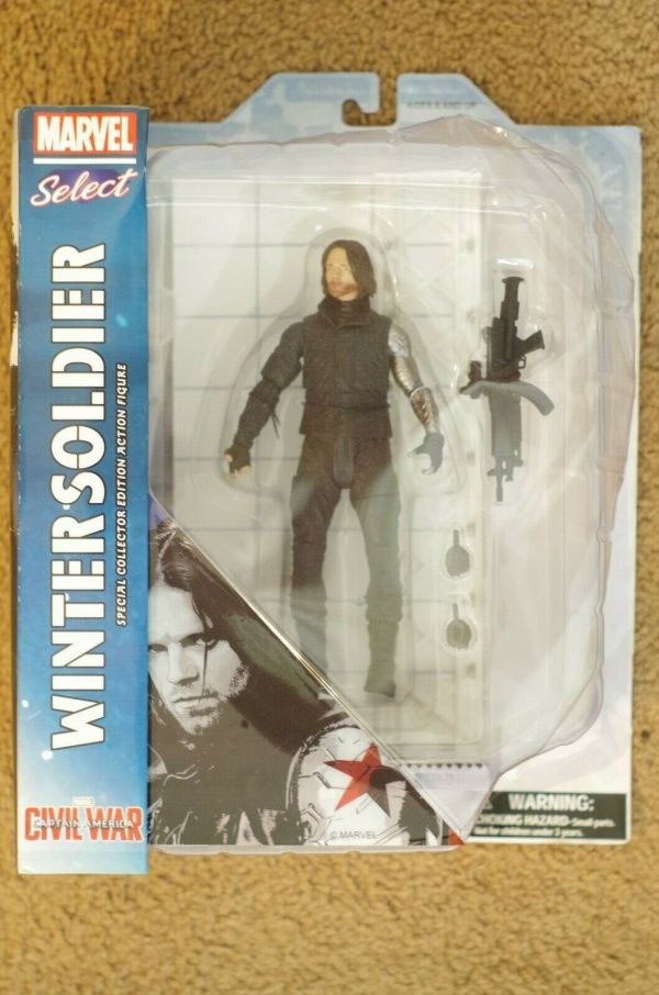 Diamond Marvel Select Captain America: Civil War Winter Soldier Figure ...