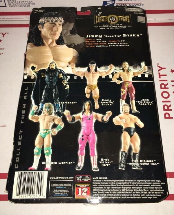 WWE Classic Superstars Jimmy Superfly Snuka Action Figure | #57914067