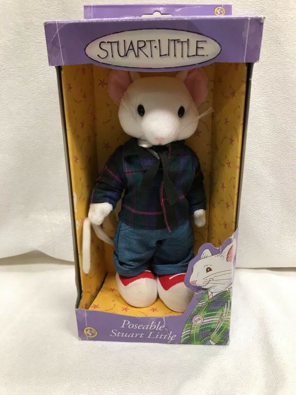 Vintage 1999 Learning Curve Poseable Stuart Little Plush Toy | #57961743