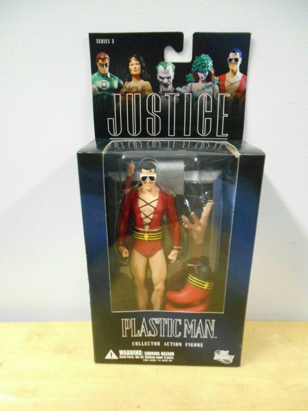 DC DIRECT JUSTICE SERIES 3 PLASTIC MAN COLLECTOR ACTION FIGURE ...