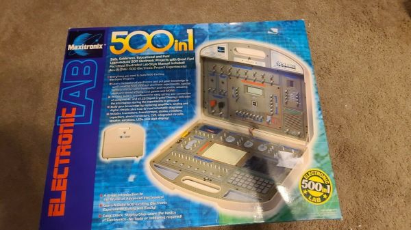Maxitronix Electronic Lab 500 In 1 MX909 Learning Lab Education Set Kit ...