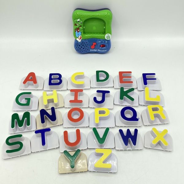 LEAPFROG FRIDGE PHONICS MAGNETIC WORD BASE 26 LETTERS COMPLETE ALPHABET ...