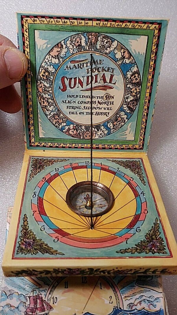 Maritime Pocket Sundial Tell Time By The Sun By Authentic Models ...
