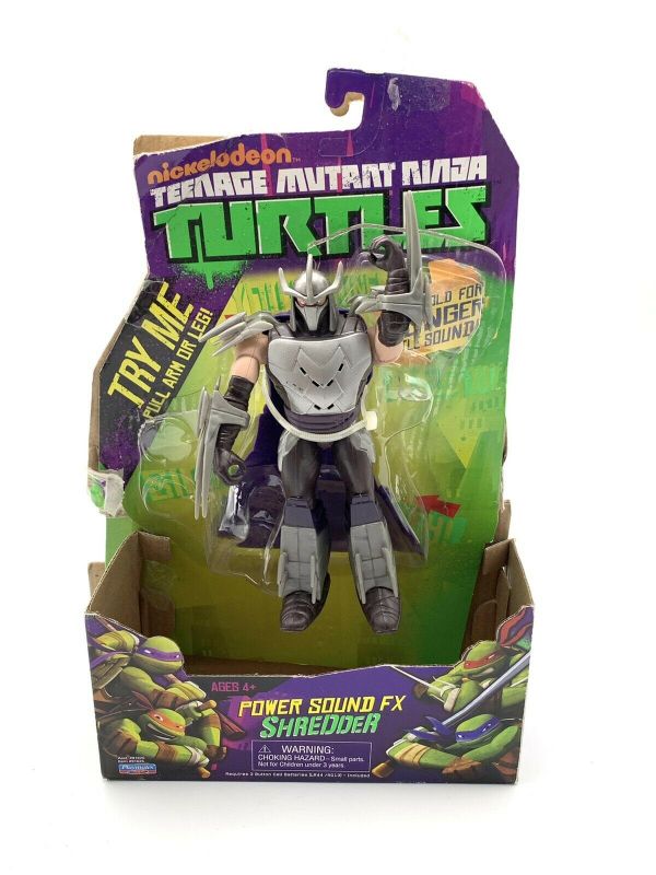 Teenage Mutant Ninja Turtles Nickelodeon Power Sound FX Shredder Action ...