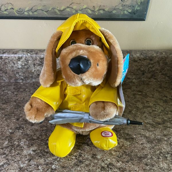 Singing In The Rain Musical Dog Beverly Hills Teddy Bear Plush With Tag ...
