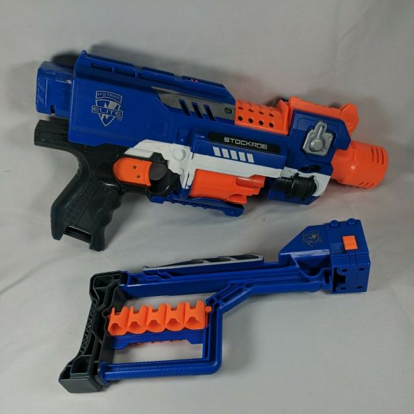 Nerf N - Strike Elite Stockade Motorized Dart Blaster Gun | #58148697