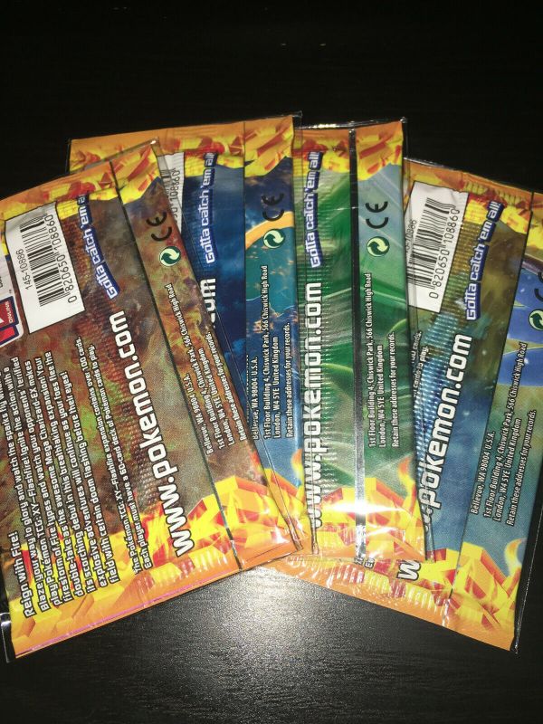 Pokemon XY Flashfire - Booster Pack Art Set (x4) | #58180787