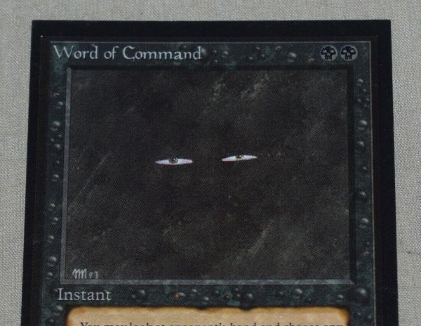 MTG Magic The Gathering WORD OF COMMAND Card Collectors Edition CE ...