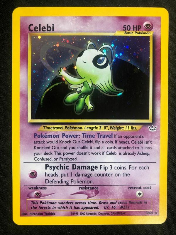 Pokemon 3/64 Celebi Neo Revelation Holo Rare B | #58260166